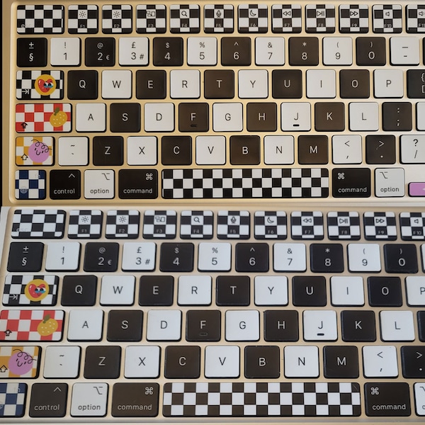 Checkerboard MacBook Keyboard Stickers Keyboard Decal MacBook Air 13 ...