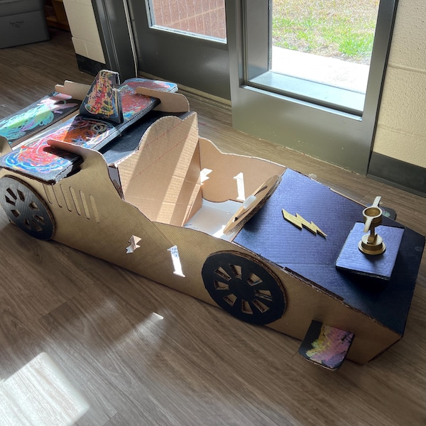 Blueprints for Cardboard Putt-n-play Mini Golf Set DIY Toy - Etsy