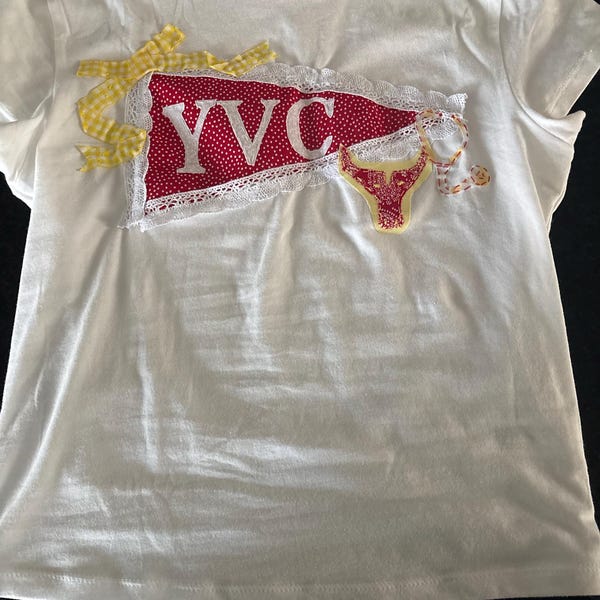 College Pennant Patchwork T-shirt/tank Top *customizable - Great for ...