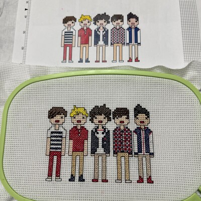 One Direction take Me Home Tour Cross Stitch Pattern - Etsy