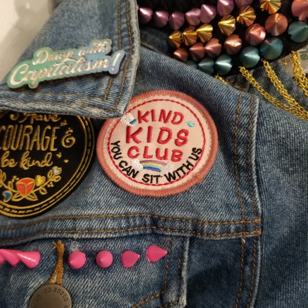 Kind Kids Club Patch Be Kind Embroidered Patch Gift for Kids - Etsy