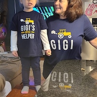 PAPA & Papa's Little Helper Farmers Matching Shirts With Tractors for ...