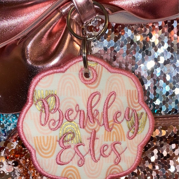 Backpack Name Tag Bag Tags Luggage Tag Fabric Name Tag Fabric ...