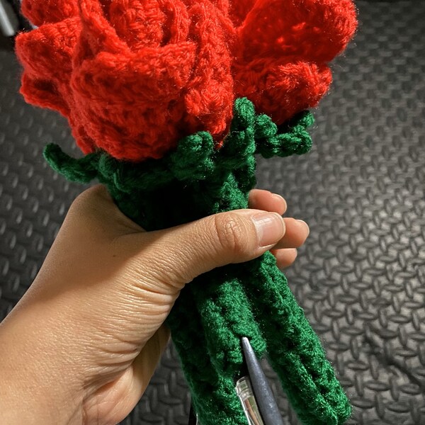 Rose Flower Pen Crochet PATTERN ONLY PDF Instant Download Amigurumi How ...