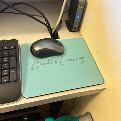 Personalized Office Decor Mouse Pad, Custom Name Mousepad, Custom Mouse ...