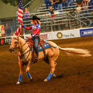 Patriotic Waves Arena Rodeo Queen Shirt Sizes Child 5/6 - Etsy