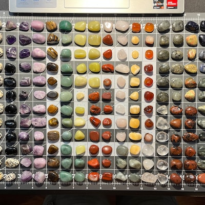 Premium One Pound Crystal Crystals Medium Tumbled Stones Beautiful Mix ...