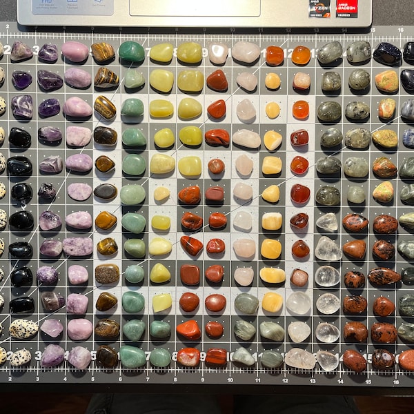 Premium One Pound Crystal Crystals Medium Tumbled Stones Beautiful Mix ...