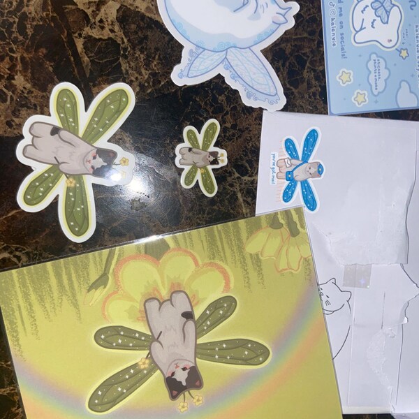 Fluffy Princess Cow Sticker / Matte Vinyl / Fairy Cow Sticker - Etsy