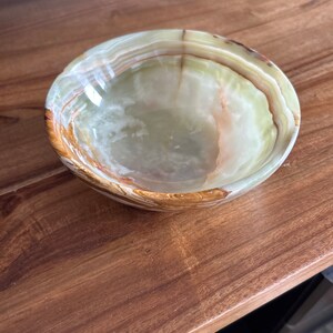 4 Small Onyx Dish Banded Onyx Crystal Dish - Etsy