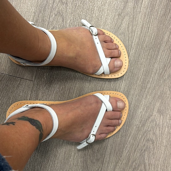 Customizable Sandals, Summer Shoes, Adjustable Fit Sandals, Leather ...