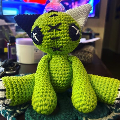 FULL PATTERN: Creepy Cute Voodoo Doll Crochet Pattern With Cat and ...