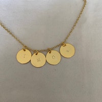 Rose Gold Initial Letters M Charms Cursive - Etsy Canada