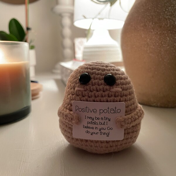 Big Butt Positive Potato Crochet Doll. Handmade Toy, Emotional Support ...