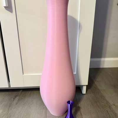 Tall Geometric Rose Gold Vase or Centerpiece - Etsy