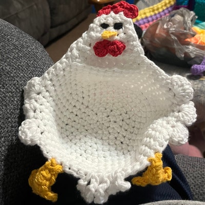 Pattern-crochet Chicken Bowl Cozy - Etsy