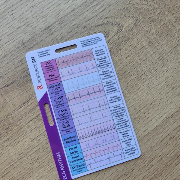 Lab Value and Order of Blood Draw Badge Card for RN, EMT, Phlebotomist ...