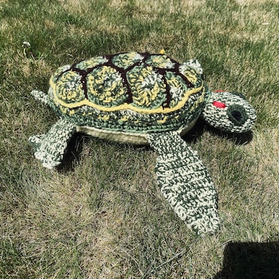 Green Sea Turtle Crochet Pattern, Amigurumi Turtle - Etsy