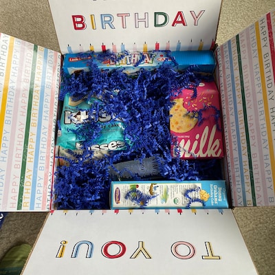 Care Package Sticker Kit Happy Birthday Candles/deployment/military ...