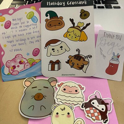 Cute Sticker Collecting Book Luna the Bunny Potato Kawaii - Etsy