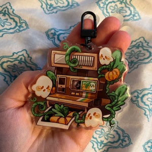 Cute Skeleton Ghosts Keychains - Etsy