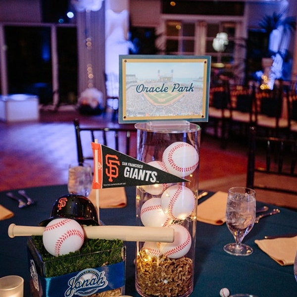 Baseball Wedding Ticket Place Cards, New York Blank Table Cards ...
