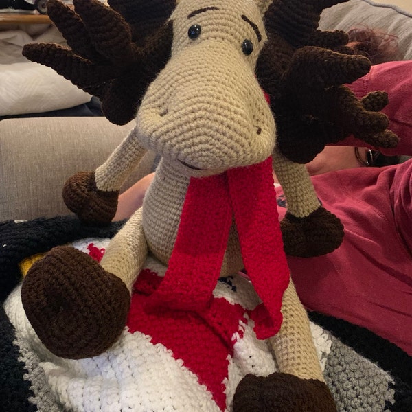 PATTERN - Moses the Moose - Crochet Amigurumi Pattern - Etsy