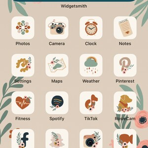 Hand Drawn App Icons Ios Icons Iphone Icons Handdrawn Ios | Etsy