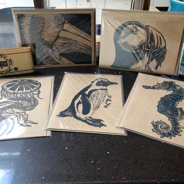 Lino Printing Premium Craft Kit With 3 Projects With Step by Step ...