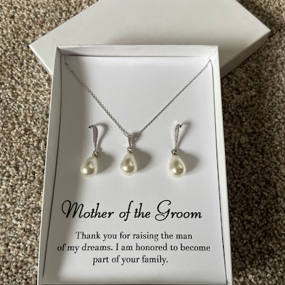 Mother of the Bride Gift Box. Mother of the Bride Necklace Gift Box ...