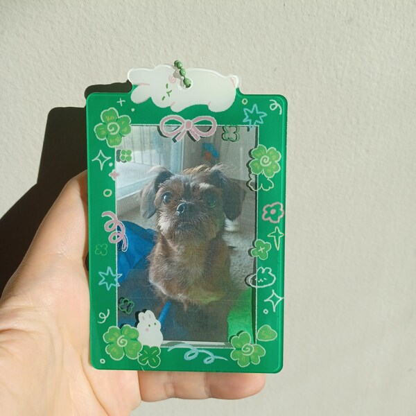Goldfish Photo Card Holder | Acrylic Pc Keychain - Etsy