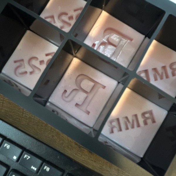 Monogram Whiskey Ice Cubes, Personalized Ice Mold, Custom Silicone Ice ...