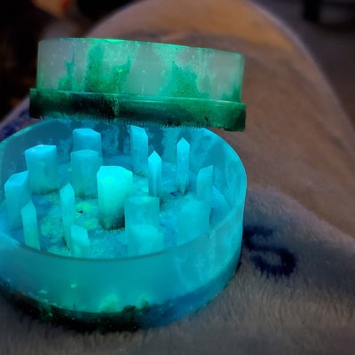 Aqua Glow in the Dark Neon Pigment Powder - Etsy