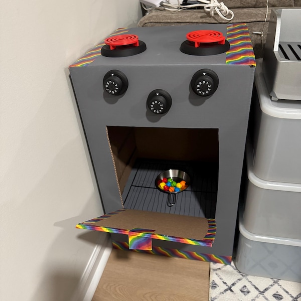 Play Twisting Knob for Kids Kitchen, Includes Mounting Bracket for Easy ...