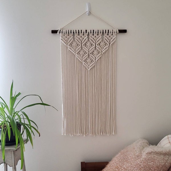 Macrame PATTERN - Written PDF and Knot Guide - Diy Macrame Wall Hanging ...