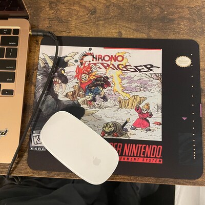 Custom Choose Your Own Favorite SNES Game Art Mouse Pad Super Nintendo ...
