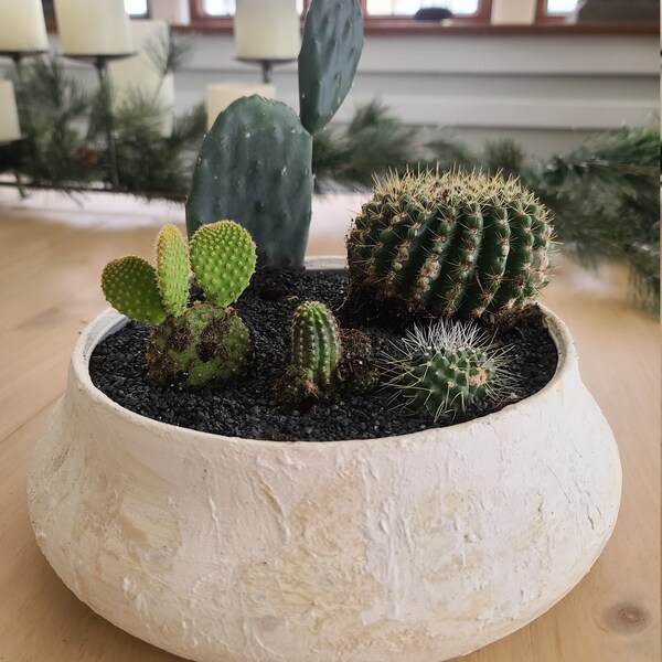 Botanical Pottery Bowls, Candle Holders, Garden, Fern, Flowers, Mother ...