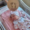Baby Announcement Sign With Birth Stats Footprint Sign for Newborn Baby ...