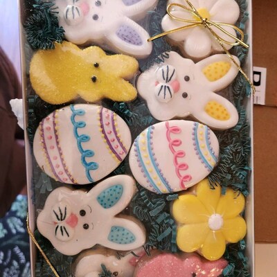 Paint Your Own Easter Sugar Cookie, Pyo Easter Egg, Custom Cookies ...