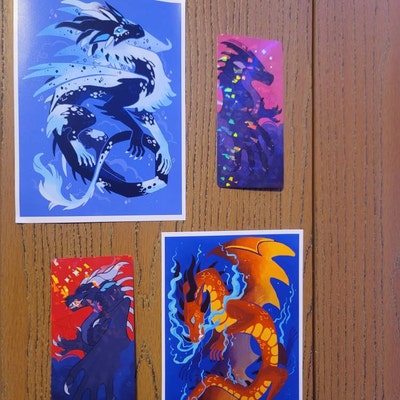 Starflight and Fatespeaker Wings of Fire WOF Acrylic Charm - Etsy