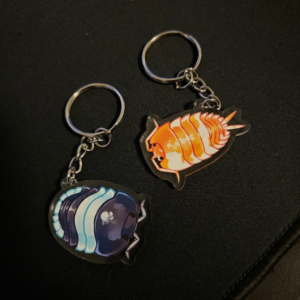 Isopod Acrylic Keychains - Etsy