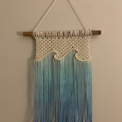 Beachy Wave Macrame Wallhanging - Etsy
