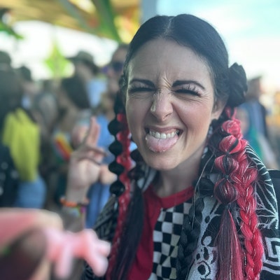 Heartbreaker Braids Set of Two Red Rave Braids Red Accessories Red Hair ...