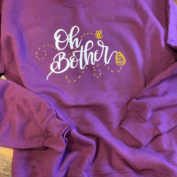 Winnie the Pooh SVG Oh Bother Shirt Hand Lettered Clipart Silhouette ...