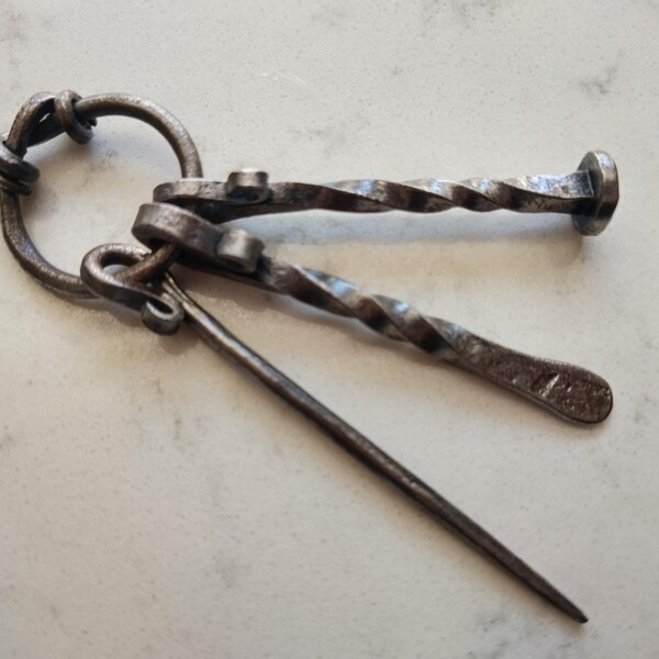 Hand Horged Awl, Tool Instrument for Leather Work, Traditional Awl Tool ...