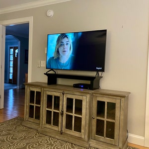 LED TV Riser Stand in Maple Hardwood Made in the USA - Etsy