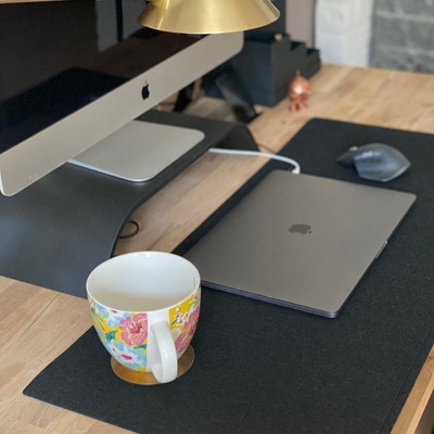 Gray Desk Pad/ Felt Mat / Laptop Mat / Desk Mat / Different Sizes Mat ...