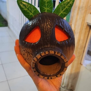 Legend of Zelda Deku Mask Wood Grain NEW MODEL V2.0 Deku Mask Zelda ...