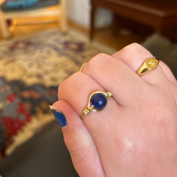 Percy Jackson Character Inspired Wire-wrapped Rings - Sizes 2-15 - Etsy