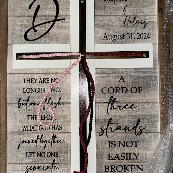 Unity Braids®, Cord of Three Strands, Gods Ropes, Gifts for the Couple ...